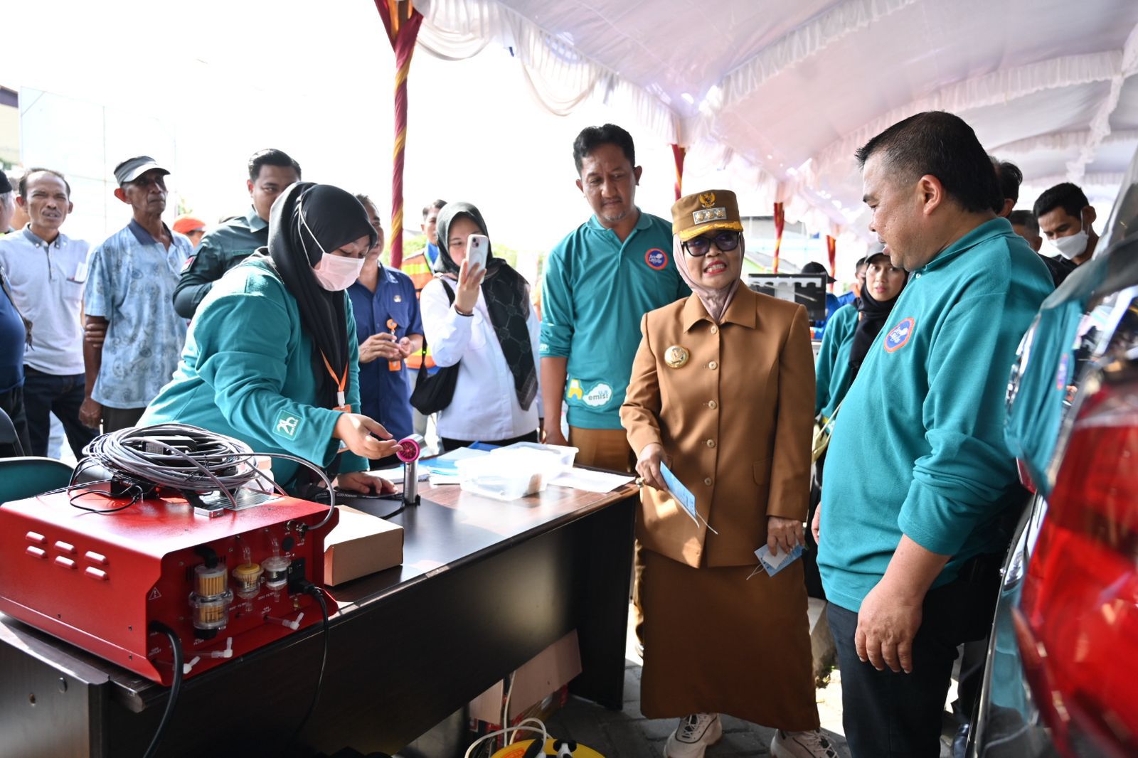 DLH Bontang Gelar Uji Emisi Gratis, Dukung Langit Biru dan Lingkungan Sehat - RADAR BONTANG